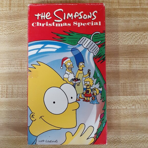 Media | The Simpsons Christmas Special Vhs Tape 1991 Holidays Matt ...